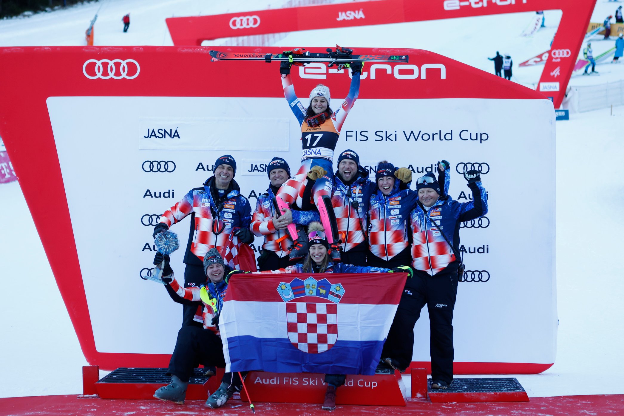 Podium Triumph: Croatia Takes Second at Jasna Ski World Cup!